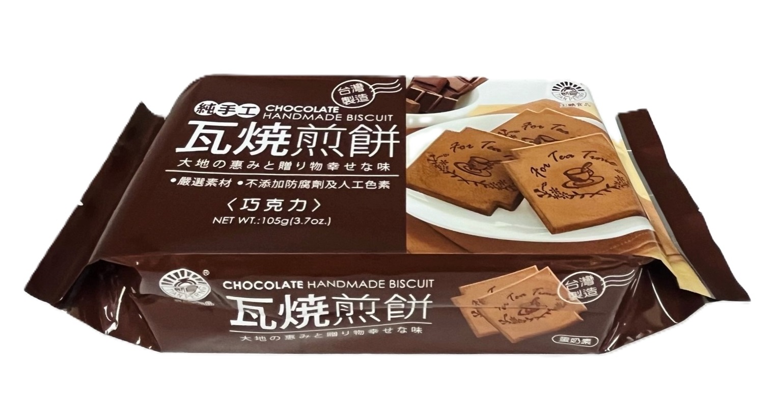 天鵬 瓦燒煎餅巧克力 105g/12