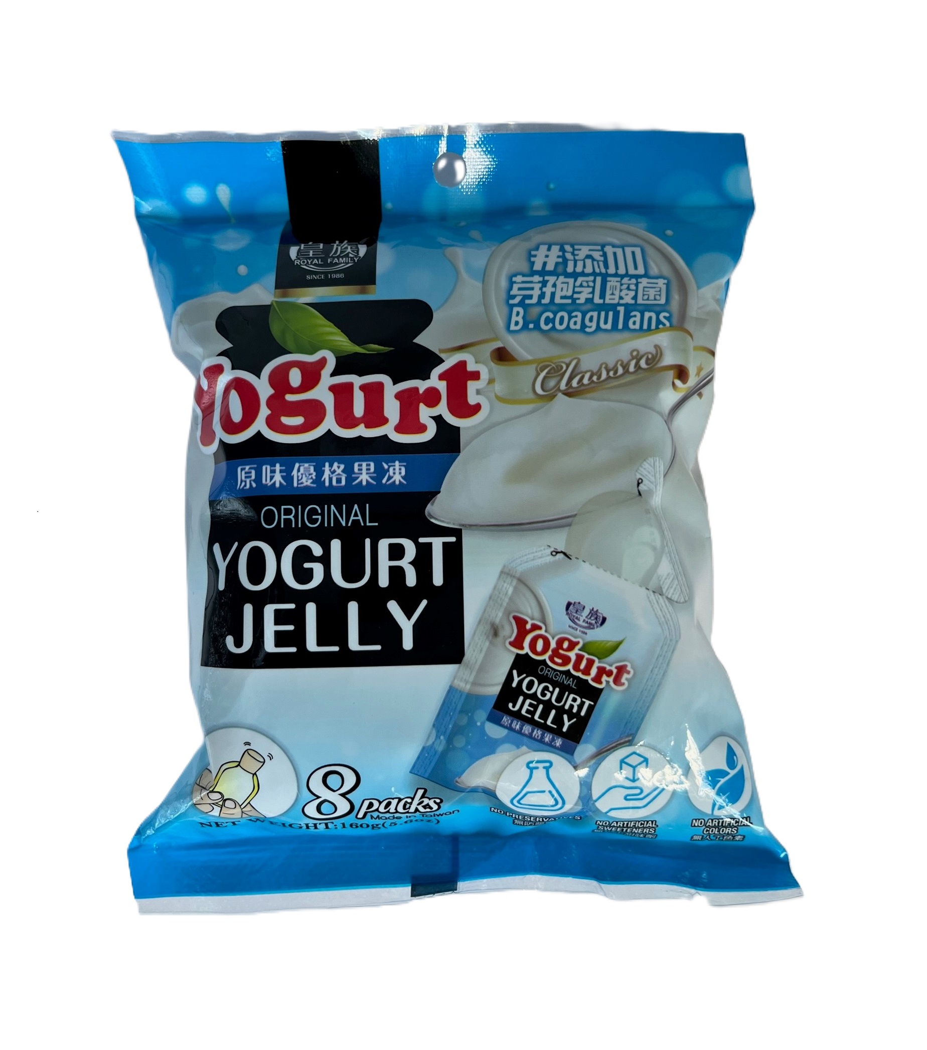 皇族 原味優格果凍 160g/20